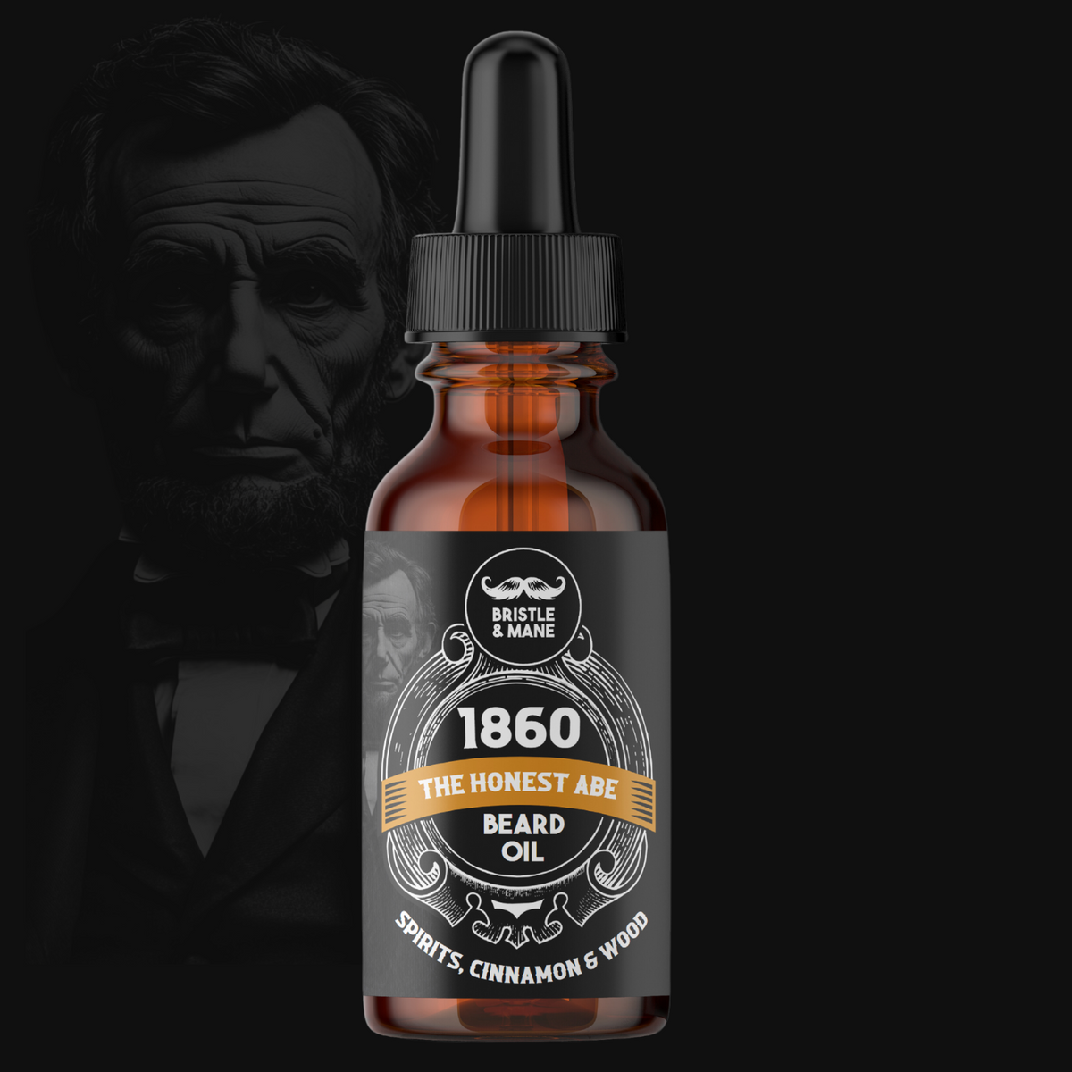 1860: The Honest Abe Beard Oil - Warm Spirits, Sweet Spices & Aged Woo ...